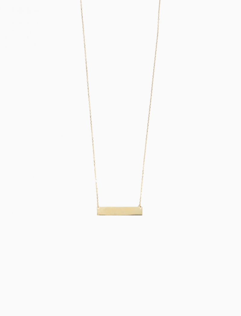 | 9 Karaat Ketting Bar L | Lott Gioielli